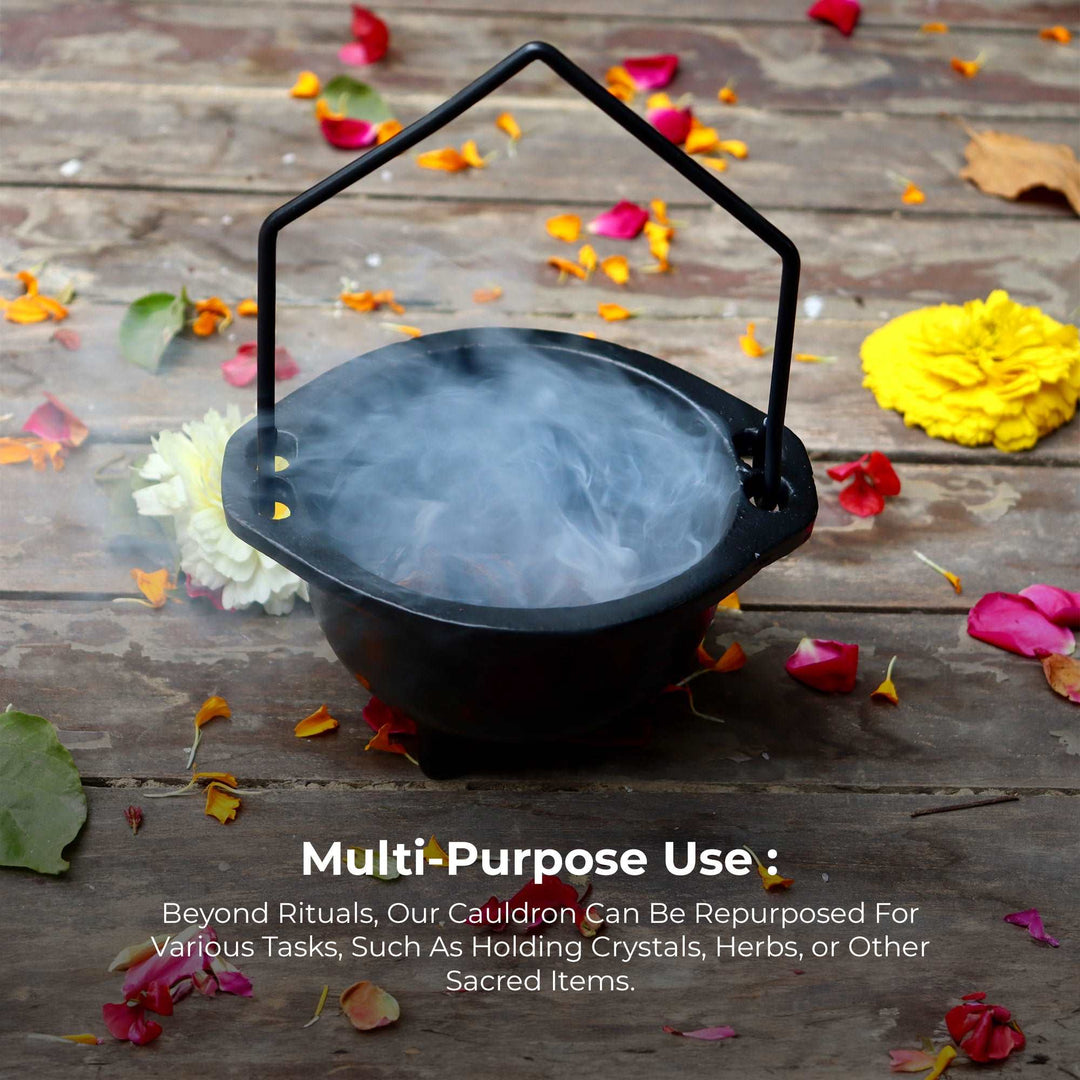Iron Havan Ritual Cauldron - Nytarra – Nytarra Naturals